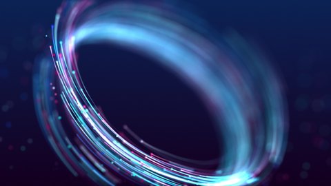 Abstract Background Blue Purple Particles Vortex Stock Footage Video ...
