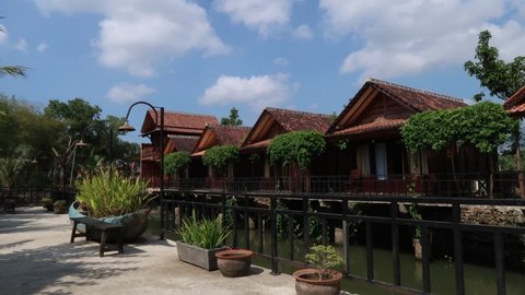 Beautiful Traditional Local House Green Garden Stock Footage Video (100 ...