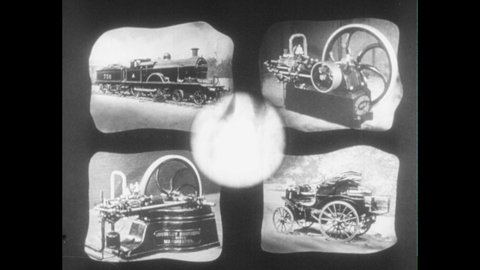 1950s Steam Locomotive 6 Animation Compression Stock Footage Video (100 ...