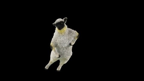 Sheep Dancing Animal 3d Rendering Animation Stock Footage Video (100% ...
