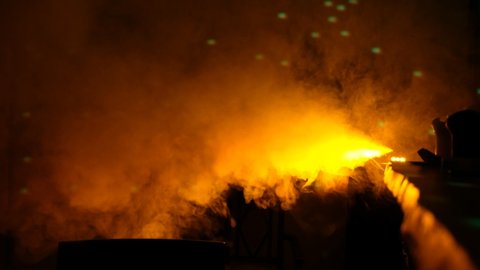 Smoke Effect Nightclub Fog Machine Fog Stock Footage Video (100% ...