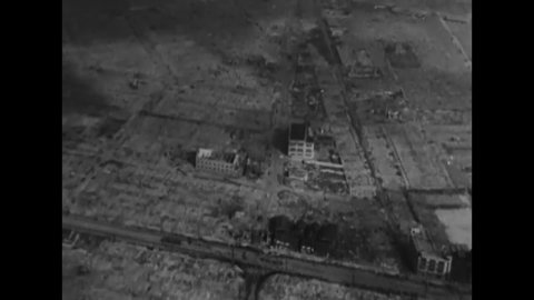 Circa 1945 Part Newsreel About Bombing Stock Footage Video (100% ...