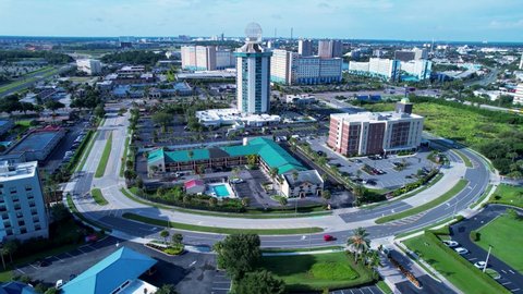 Planetary Building Orlando Florida Usa Cityscape Stock Footage Video ...