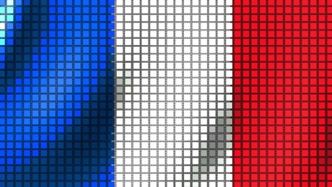 Background Flag France Cubes Seamless Animation Stock Footage Video ...