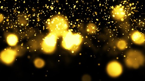 Gold Dust Waves Gold Particles Moving Stock Footage Video (100% Royalty ...