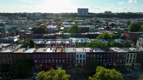 Inner City Urban Housing Residential Apartment Stock Footage Video (100 ...