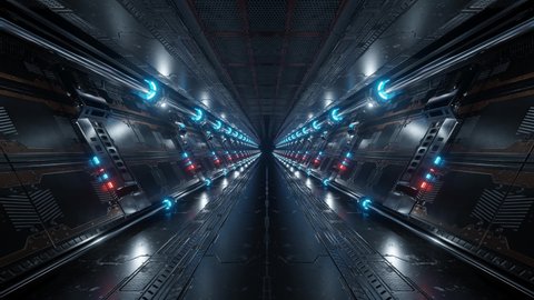 3d Rendered Animated Loop Spaceship Background Stock Footage Video (100 ...