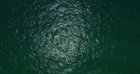 Blue Ocean Texture Background Video Aerial Stock Footage Video (100% ...