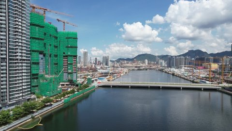 Seaside Commercial Residential Construction Site Kai Stock Footage ...