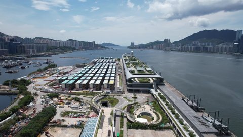 Seaside Commercial Residential Construction Site Kai Stock Footage ...