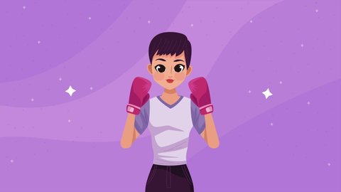 Breast Cancer Animation Woman 4k Video Stock Footage Video (100% ...