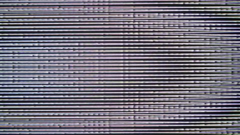 Vintage Analogue Vhs Scanline Static Colour Stock Footage Video (100% ...