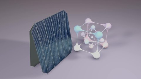 Perovskite Based Solar Cell Technology High Stock Footage Video (100% ...