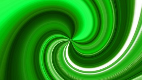 Green Color Abstract Silky Spiral Twirl Stock Footage Video (100% ...