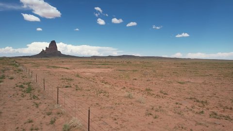 Flying Over Canyons Monument Valley Stock Footage Video (100% Royalty ...