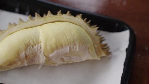 Durian Fruit That Has Been Referred Stock Footage Video (100% Royalty ...