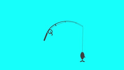 Fishing Animationbest Animation 4k Stock Footage Video (100% Royalty ...