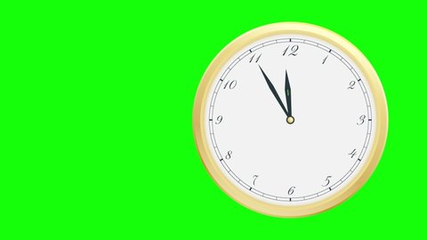 Vintage Old Clock Motion Graphics Shape Stock Footage Video (100% ...