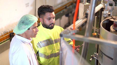 Team Senior Professional Quality Control Officer Stock Footage Video ...
