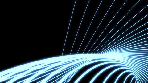 3d Streamline Geometries Blue Bold Vj Stock Footage Video (100% Royalty ...