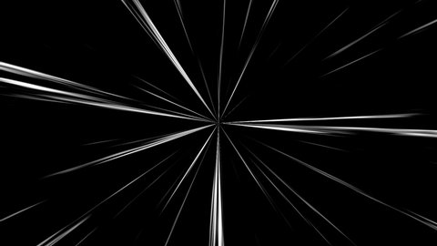 Anime Speed Lines Background Action Speedline Stock Footage Video (100% ...