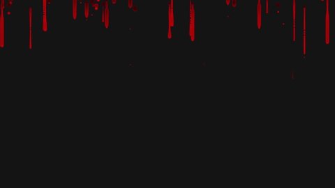 Blood Drips Animation 4k Background Stock Footage Video (100% Royalty ...