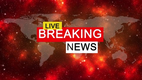 Breaking News Animated Interface Motion Graphic Stock Footage Video ...