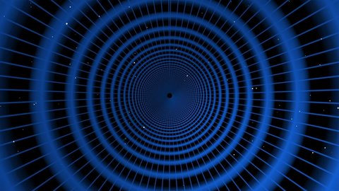 Circle Shaped Infinity Tunnel Animation Background Stock Footage Video ...