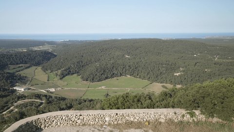 Menorca Mountain Top Mirador Cim Del Stock Footage Video (100% Royalty ...