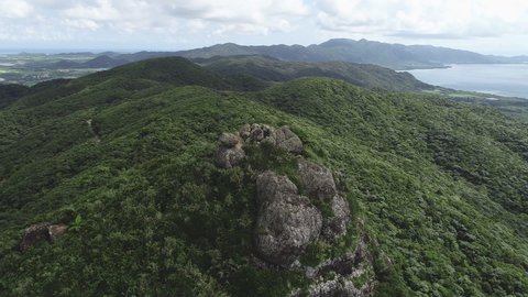 Aerial View Nosoko Maape On Ishigaki Stock Footage Video (100% Royalty ...