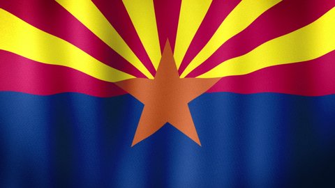 4k National Animated Sign Arizona Animated Stock Footage Video (100% ...