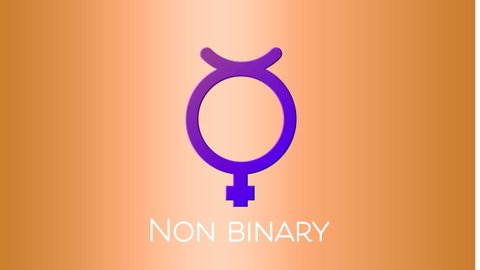 Animation Non Binary Text Over Non Stock Footage Video (100% Royalty ...