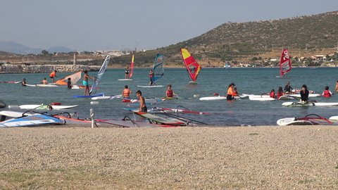 Alacati Surf Paradise Club Turkey Izmir Stock Footage Video (100% ...