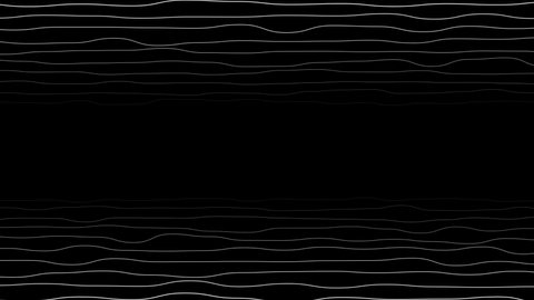 Wiggle Frame Line Animation On Black Stock Footage Video (100% Royalty ...