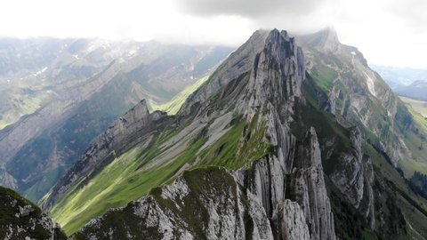 Aerial Flyover Over Side Schafler Ridge Stock Footage Video (100% ...