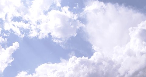 Sunny Blue Sky Nature White Clouds Stock Footage Video (100% Royalty-free) 1094133579 | Shutterstock