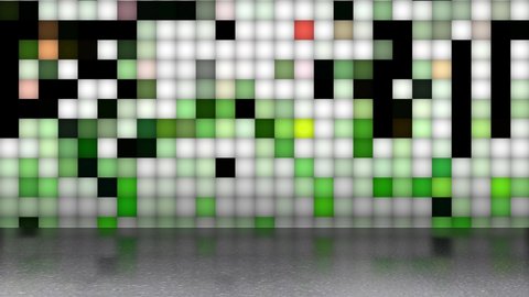 Square Grid Continuous Flashing Looks Fun Stock Footage Video (100% ...