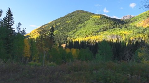 Slow Motion Side Point View Driving Stock Footage Video (100% Royalty ...