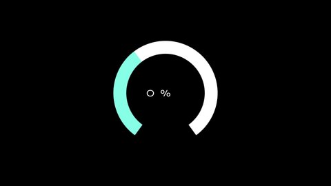 Animation Loading Circle Loading Animation Stock Footage Video (100% ...