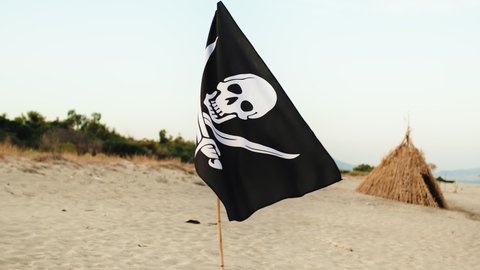 Pirate Hut On Deserted Island On Stock Footage Video (100% Royalty-free ...