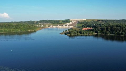 Kruonis Hydro Accumulation Power Plant Only Stock Footage Video (100% ...