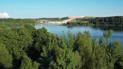 Kruonis Hydro Accumulation Power Plant Only Stock Footage Video (100% ...