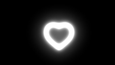 Saber Light Heart Animation Background Stock Footage Video (100% ...