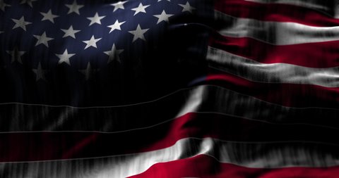 Animated Looped Background Epic Flag Usa Stock Footage Video (100% ...