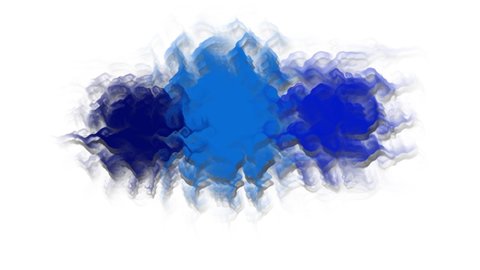 Abstract Seamless Animation Blue Blobs 3d Stock Footage Video (100% ...