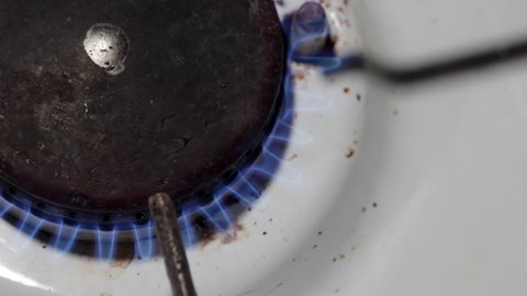 Burner Fire Has Gone Out Old Stock Footage Video (100% Royalty-free ...