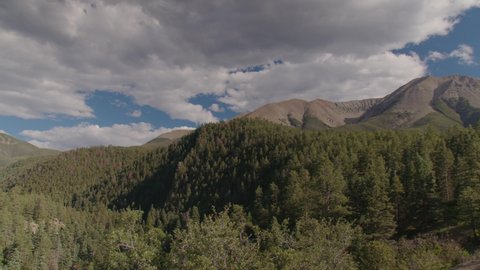 Spanish Peaks Mountain Range Stock Footage Video (100% Royalty-free ...