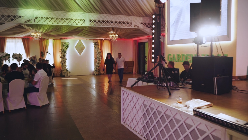 14 Guests enter the banquet hall Stock Video Footage - 4K and HD Video ...