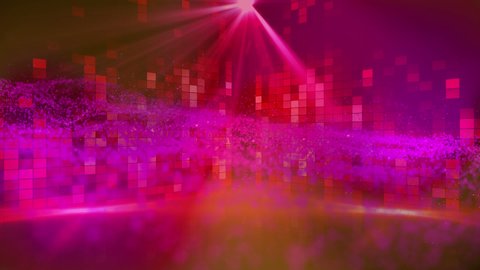 Animation Light Spots Over Light Trails Stock Footage Video (100% ...