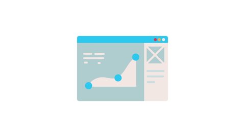 Webpage Template Graphic Design 4k Video Stock Footage Video (100% ...